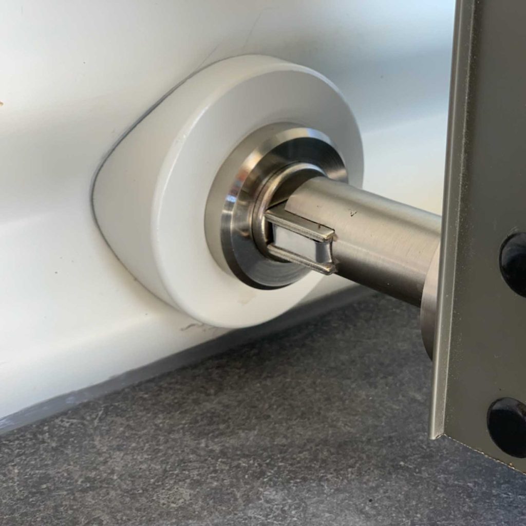 Corromount Round 80mm | Corrugated Iron Mounting Block